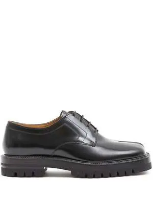 MAISON MARGIELA Tabi Leather Derby Shoes - Black