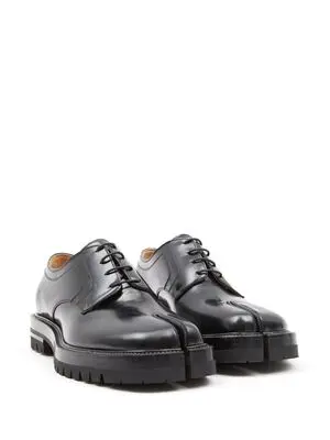 MAISON MARGIELA Tabi Leather Derby Shoes - Black
