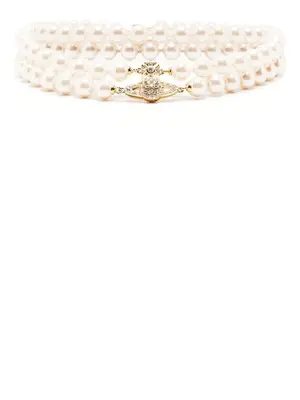 VIVIENNE WESTWOOD Two-row Choker Necklace