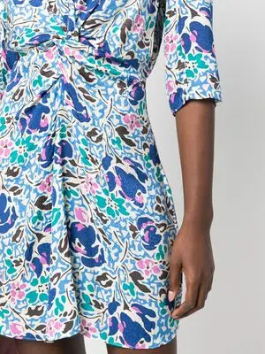 Ba&sh Orika Abstract-print Mini Dress