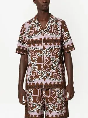 Valentino Garavani Short-sleeve Cotton Shirt