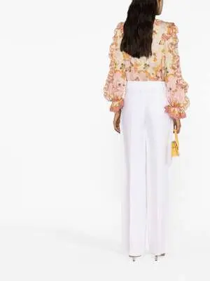 Chloé Wide-leg Linen Trousers