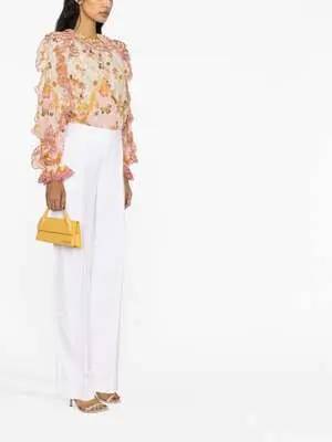 Chloé Wide-leg Linen Trousers