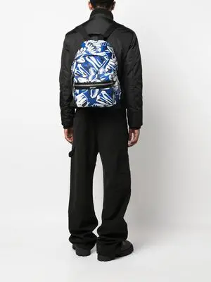 Palm Angels Graphic-print Logo Backpack