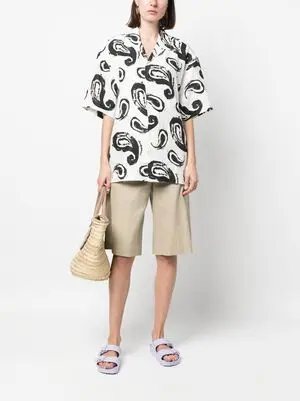 Jacquemus La Chemise Jean Paisley-print Shirt