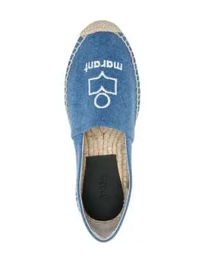 Isabel Marant Étoile Canae Logo-embroidered Espadrilles - Blue