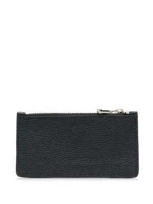 Patrizia Pepe Logo-plaque Zip-up Purse - Black