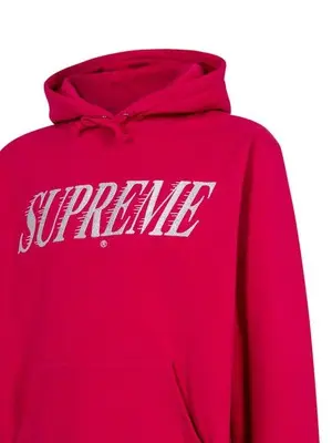 Supreme Crossover Logo-print Hoodie - Red
