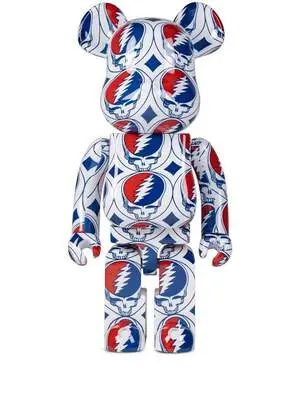 MEDICOM TOY X Grateful Dead Steal Your Face Be@rbrick 1000% Figure - White