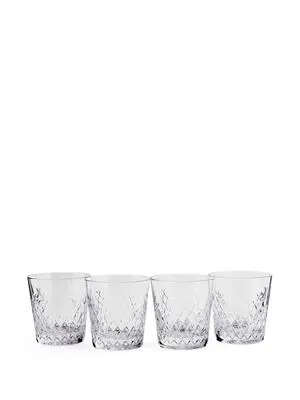 SOHO HOME Barwell Crystal Rocks Glasses - Neutrals