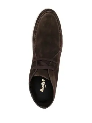 MOORER Bruschi Ankle Boots - Brown