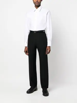 BILLIONAIRE Silver Cut Shirt - White