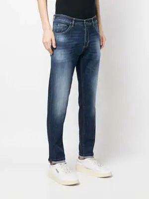 PT TORINO Mid-rise Slim-fit Jeans - Blue
