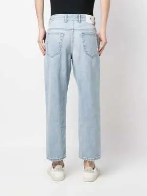 PT TORINO Mid-rise Straight-leg Jeans - Blue