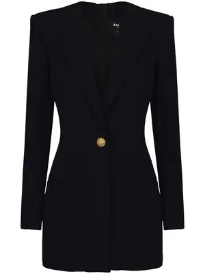 Balmain Single-breasted Blazer Dress - Black