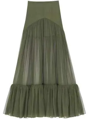 Saint Laurent High-waisted Maxi Skirt