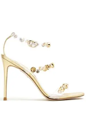 Sophia Webster Gold Tone Sandals For Women