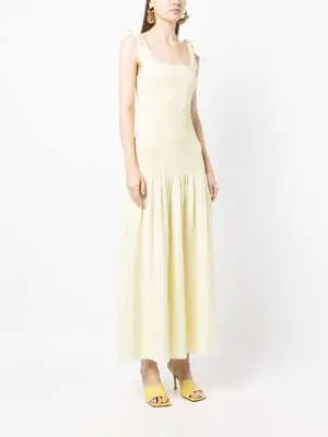Sir. Francesca Shirred Maxi Dress - Yellow | Editorialist