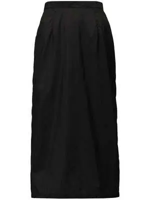MAISON MARGIELA High-waisted Midi Skirt - Black
