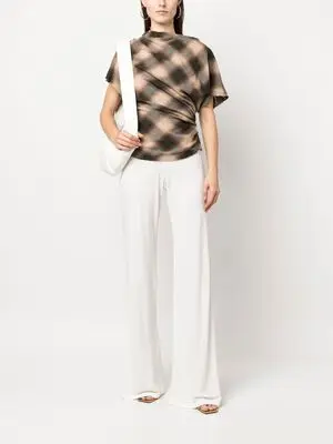 Alberta Ferretti High-waisted Flared Trousers