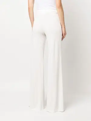 Alberta Ferretti High-waisted Flared Trousers