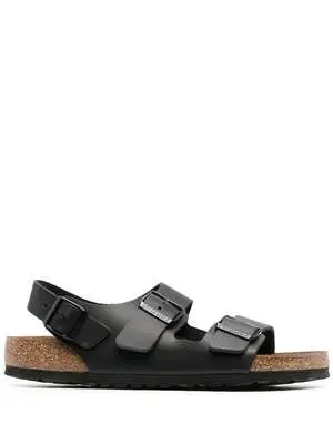 BIRKENSTOCK Side Buckle-fastening Slingback Sandals - Black
