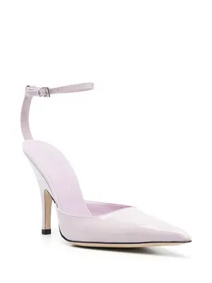 By Far Eliza 75mm Pumps - Purple