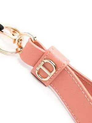 TWINSET Logo-plaque Keyring - Pink