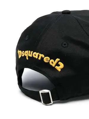 Dsquared2 Cotton Logo-embroidered Cap