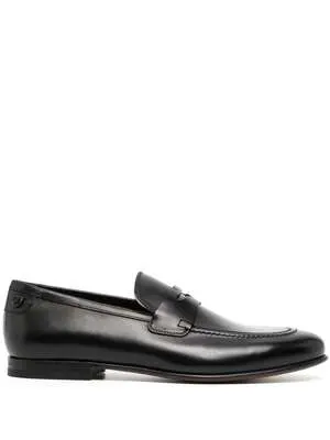 FERRAGAMO Leather Penny Loafers