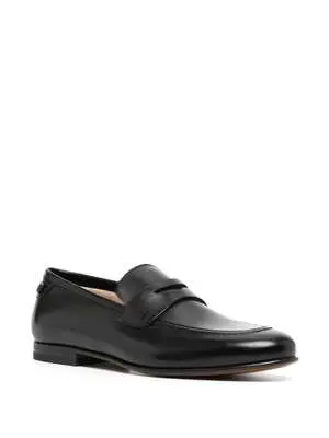 FERRAGAMO Leather Penny Loafers