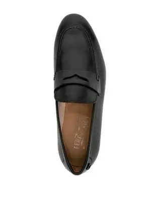FERRAGAMO Leather Penny Loafers