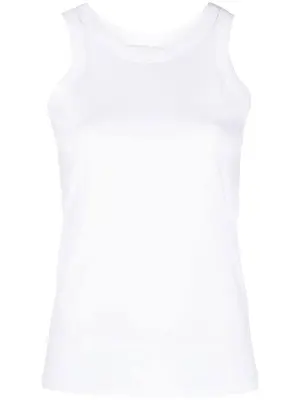 Loulou De Saison Loulou Studio Round-neck Cotton Tank Top - White