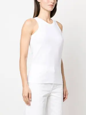 Loulou De Saison Loulou Studio Round-neck Cotton Tank Top - White
