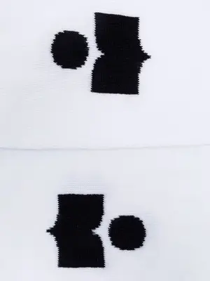 MARANT Siloki Logo Socks - White