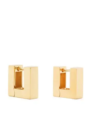 Tom Wood Small Square Hoop Earrings - Gold