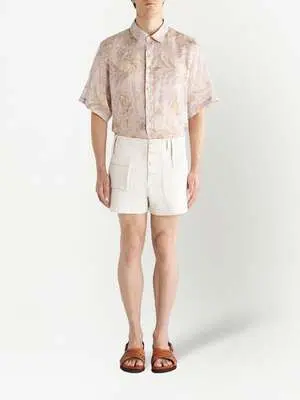 Etro Button-up Chino Shorts