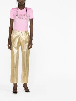 Versace Logo-embellished T-shirt