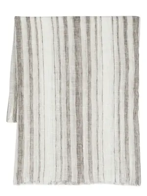 BRUNELLO CUCINELLI Frayed Lightweight Scarf