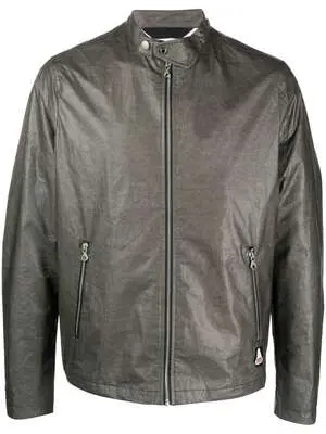 DIESEL® Crinkle-effect Zip-up Jacket