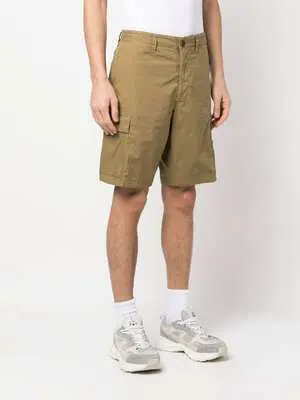 Stone Island Logo Patch Bermuda Shorts - Brown