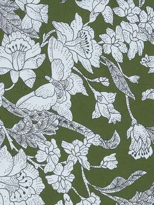 La DoubleJ Lilium-print Cotton Tea Towel