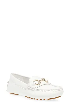 Anne Klein Celeste Driving Loafer - White