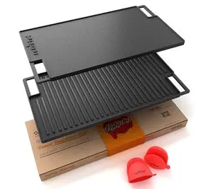 NUTRICHEF Reversible Cast Iron Griddle Grill Pa - One-color