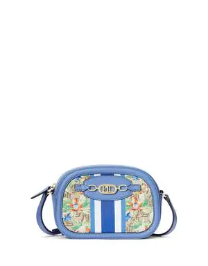 Ralph Lauren Monogram Jordynn Crossbody Bag - Blue