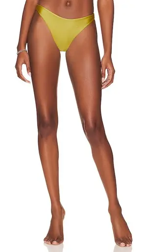 LOVERS AND FRIENDS On Your Side Bikini Bottom - Chartreuse