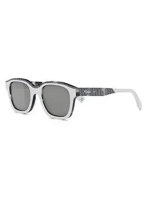 Fendi Square 51mm Acetate Sunglasses