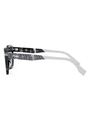 Fendi Square 51mm Acetate Sunglasses