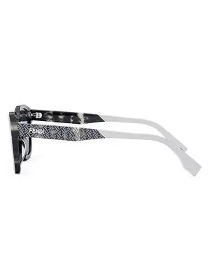 Fendi Square 51mm Acetate Sunglasses