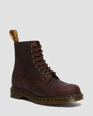 Dr. Martens 1460 Waxed Full Grain Leather Lace-up Boots